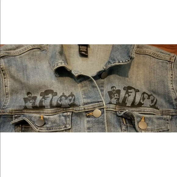 Hot Topic | Jackets & Coats | Jack Skellington Jean Jacket | Poshmark